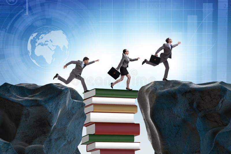 Concept of Education in Business with Business People Stock Photo ...