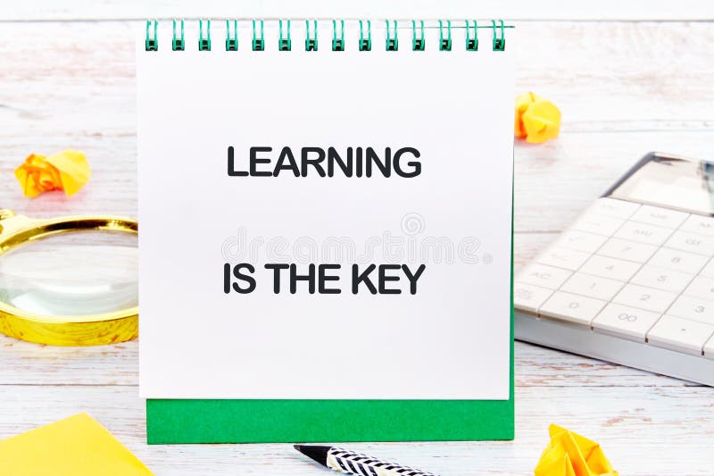 Concept of Education with a Focus on Learning Being the Key Displayed ...