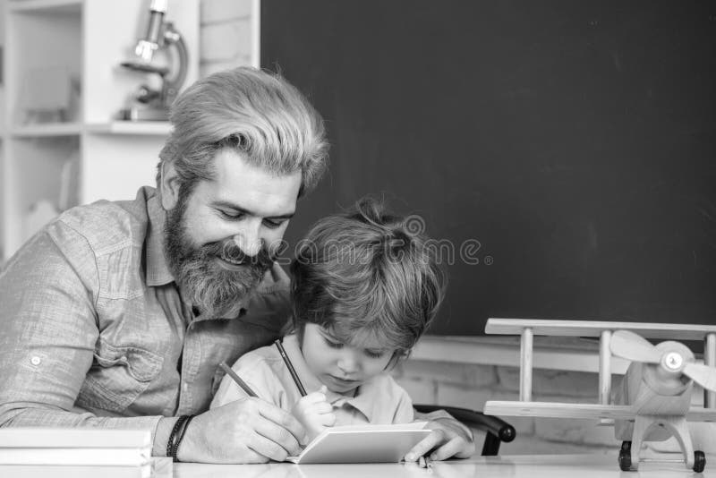 Concept of Education and Reading. after School Teaching. Private Child ...