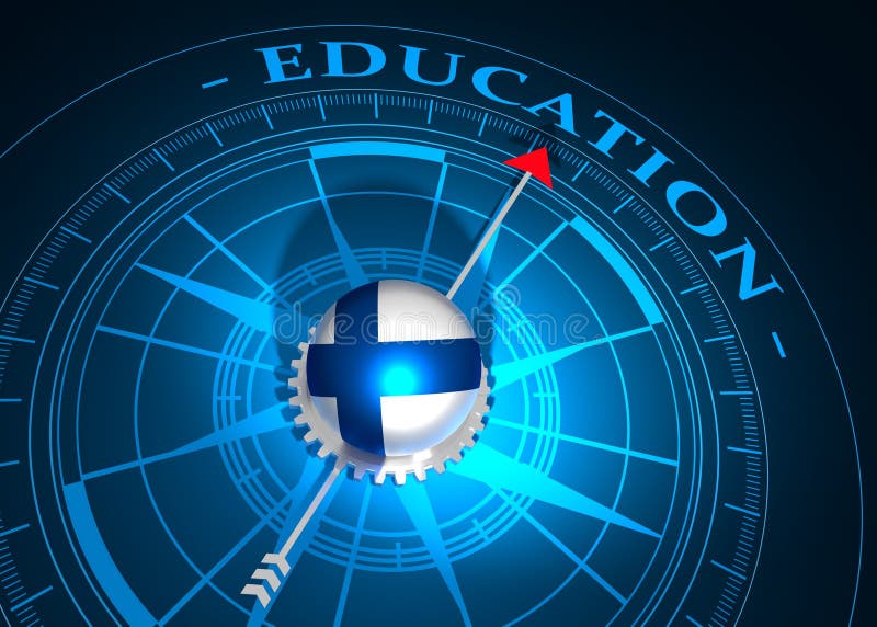 The Concept of Effective Education. 3D Illustration Stock Illustration ...