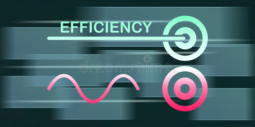 Concept of efficiency stock illustration. Illustration of innovative ...