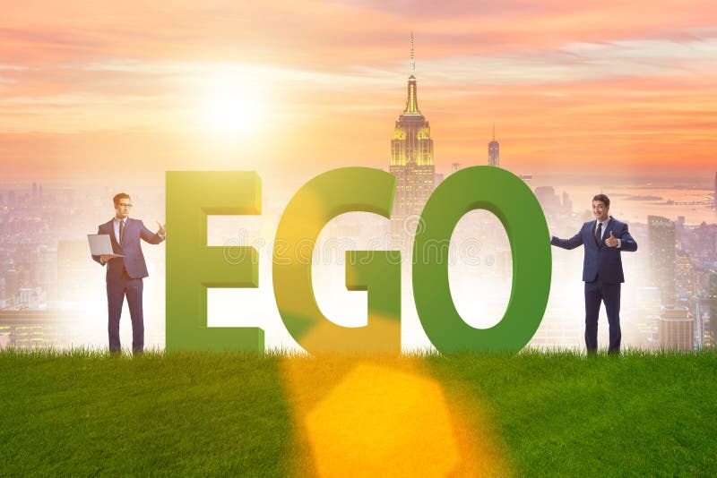 Concept of Ego with Businessman Stock Image - Image of human, boss ...