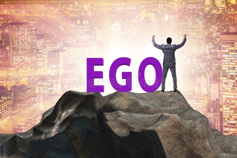 Concept of Ego with Businessman Stock Image - Image of boss, psychology ...