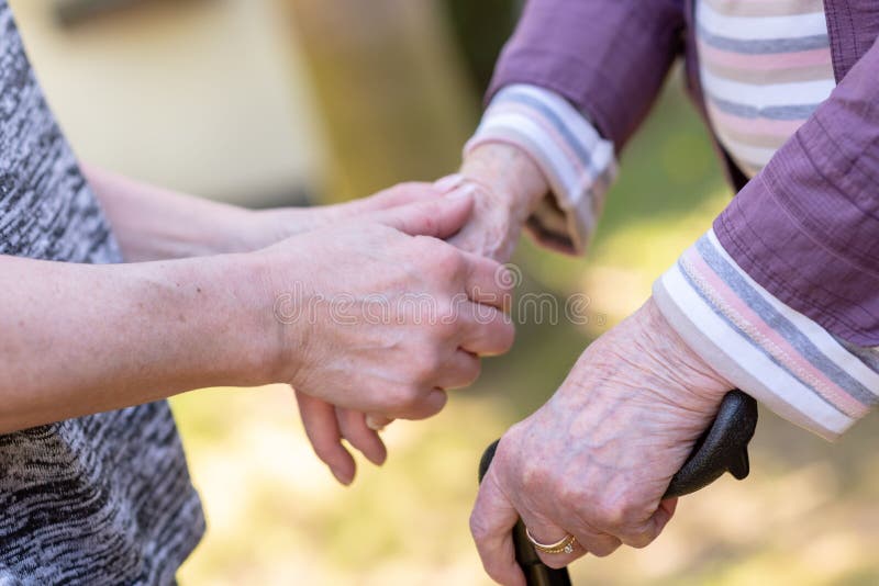 Concept of elderly support stock photo. Image of togetherness - 172994810