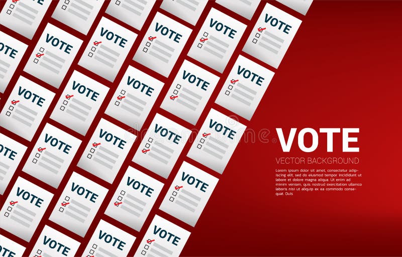 Voting-Multiple Selection Boxes Yes No Stock Illustration ...