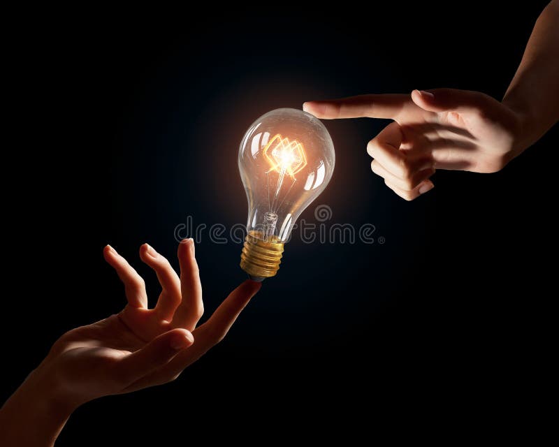Concept of electric energy stock image. Image of assist - 72874085