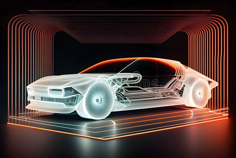 Concept Electromobility E Motion Green Transport Modern Technology ...