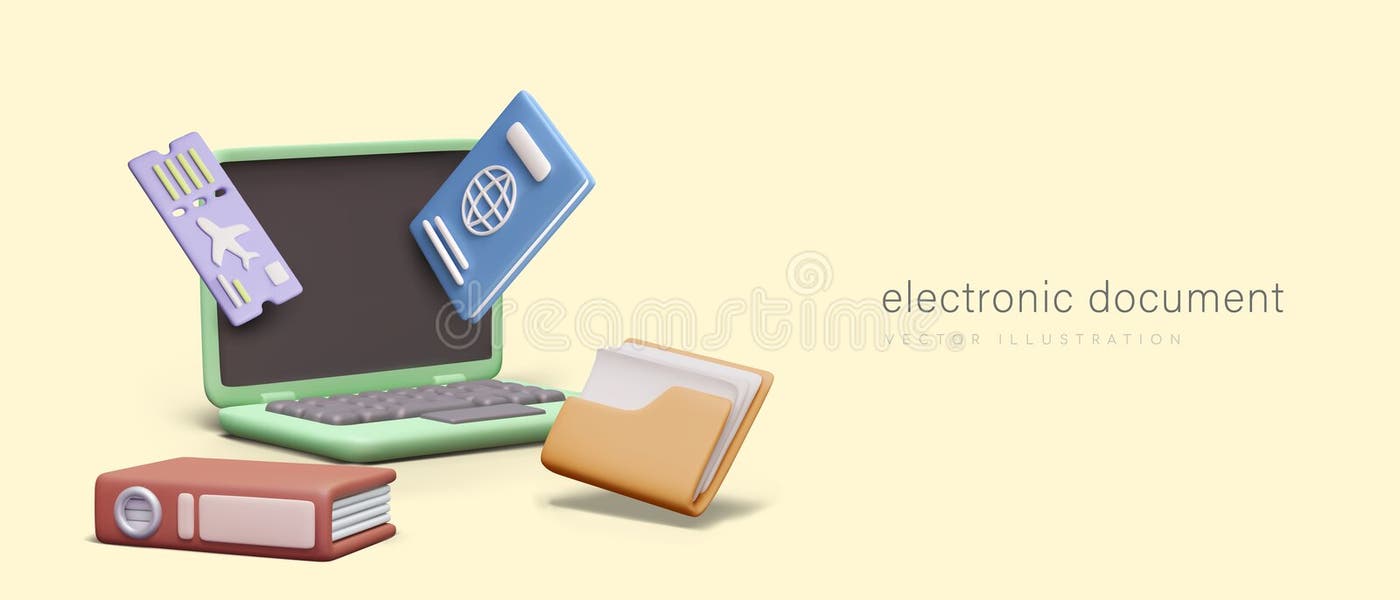 Electronic Documents Stock Illustrations – 5,050 Electronic Documents ...