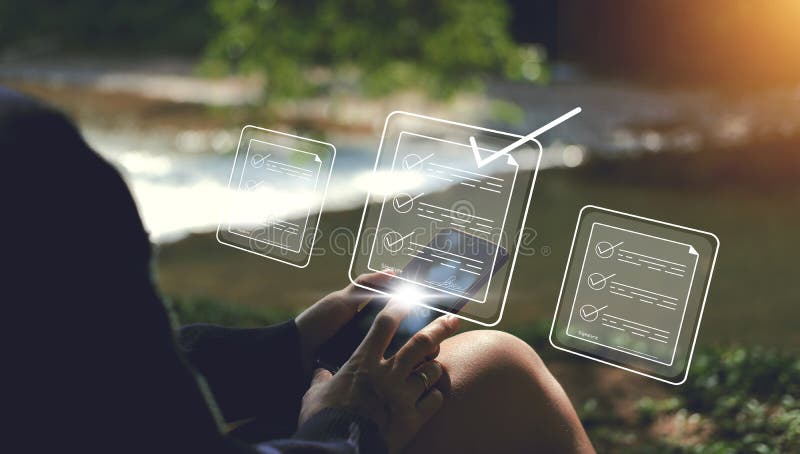 Concept Electronic Signature : Electronic Signing of Digital Documents ...