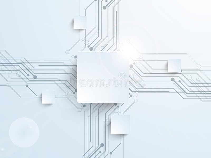 Concept of Electronics Background. Stock Illustration - Illustration of ...