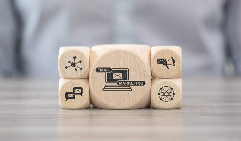 Concept of email marketing stock image. Image of media - 372531207