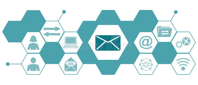 Concept of email sending stock image. Image of digital - 310193785