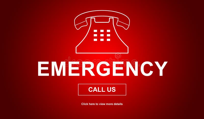 Concept of emergency stock illustration. Illustration of concept ...