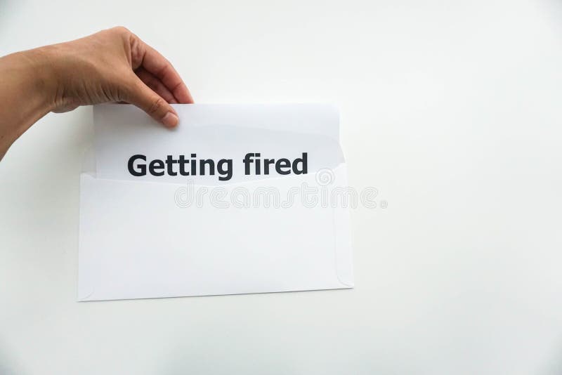 Concept of Employee Getting Fired from the Company Stock Photo - Image ...