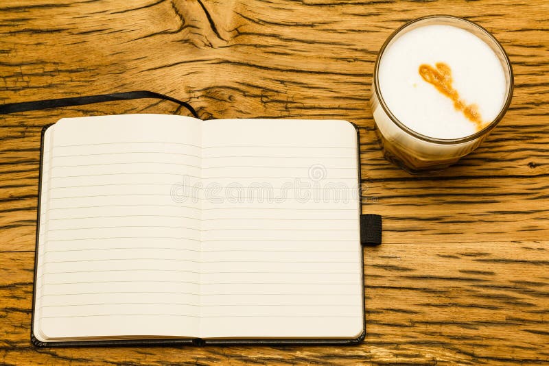 Concept Empty Notebook Start Day Stock Image - Image of achievement ...
