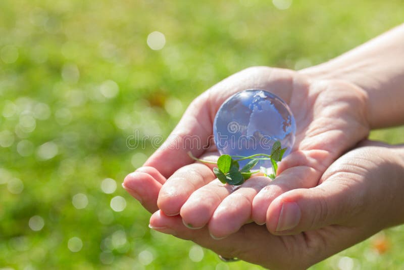 Concept for Environment Protection Stock Photo - Image of life, glass ...