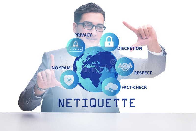 NETIQUETTE Text Written on Red Rectangle Stamp Stock Photo - Image of ...