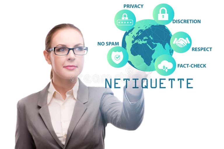 Netiquette Concept Stock Illustrations – 95 Netiquette Concept Stock ...