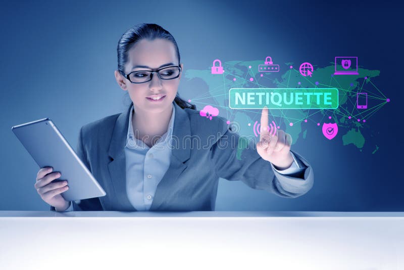 Netiquette Concept Stock Illustrations – 96 Netiquette Concept Stock ...