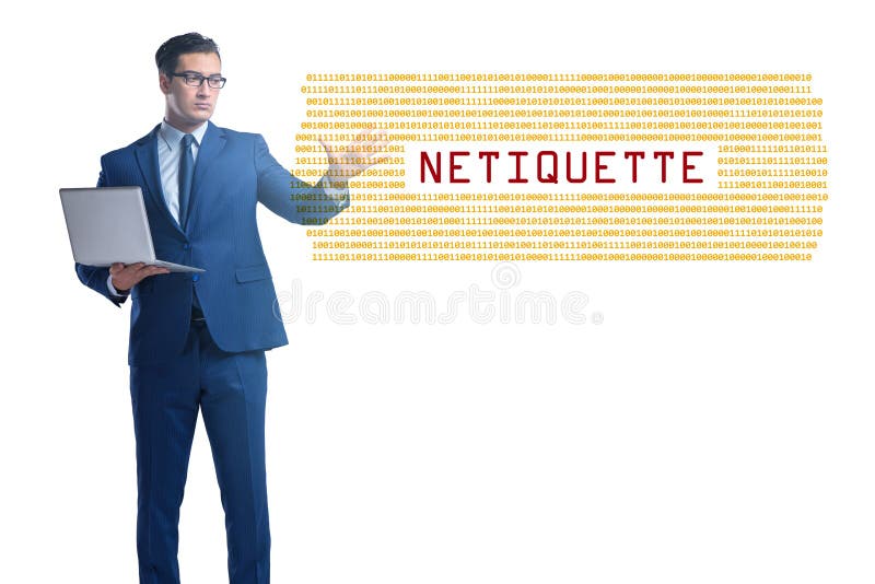 Concept of Etiquette and Netiquette Stock Photo - Image of civility ...