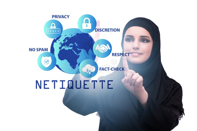 NETIQUETTE Text Written on Red Rectangle Stamp Stock Photo - Image of ...