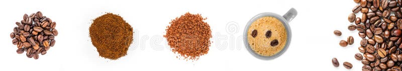 The Evolution of Coffee stock image. Image of life, grounds - 359777