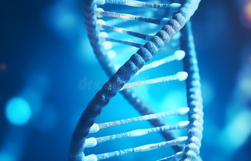 Concept of the Evolution of Human DNA in the Distant Future. View Macro ...