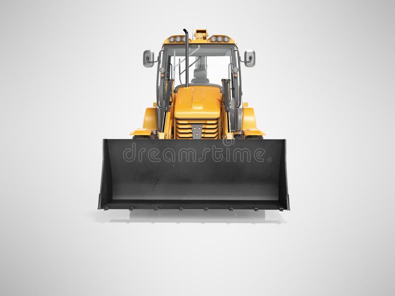 Excavator Front View Stock Illustrations – 431 Excavator Front View ...