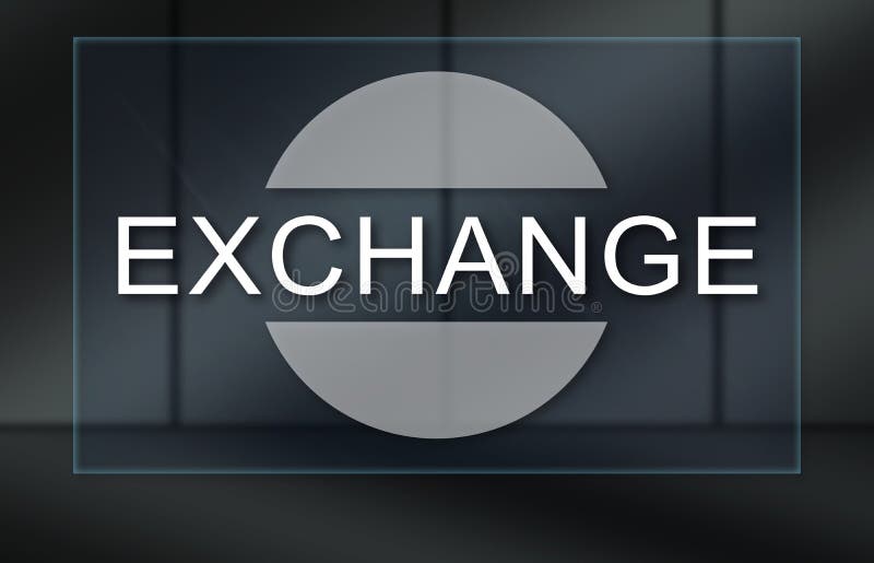 Concept of exchange stock illustration. Illustration of financial ...