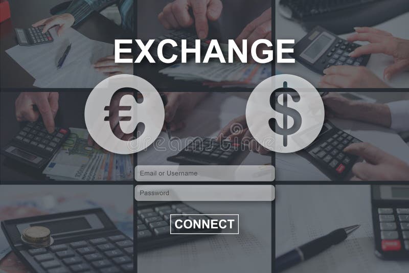 Concept of exchange stock photo. Image of euro, symbol - 142051484