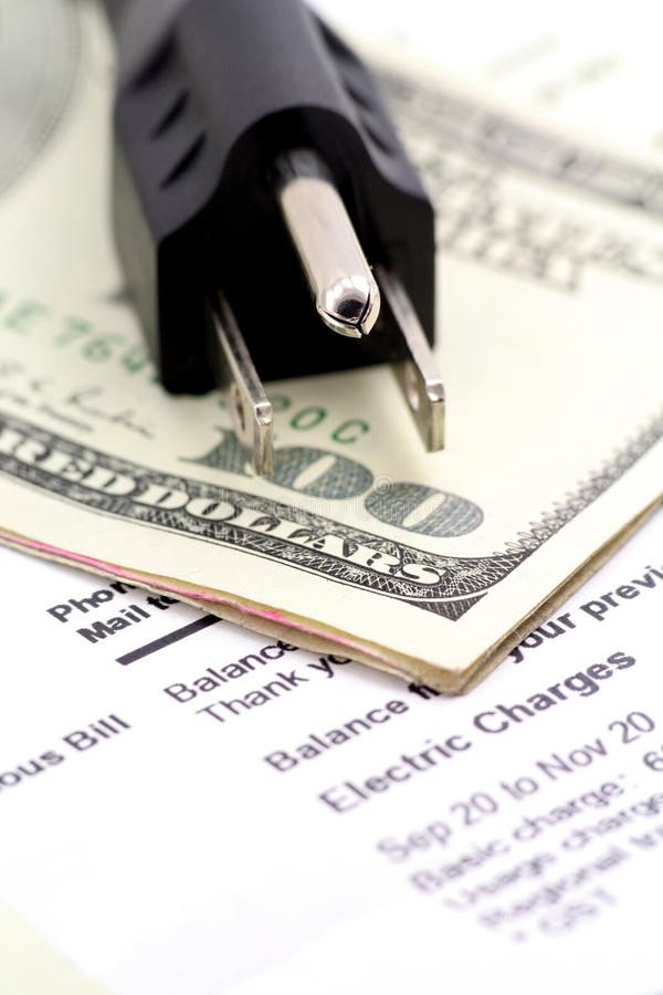 Concept of Expensive Energy Bill Stock Photo - Image of thrift, supply ...