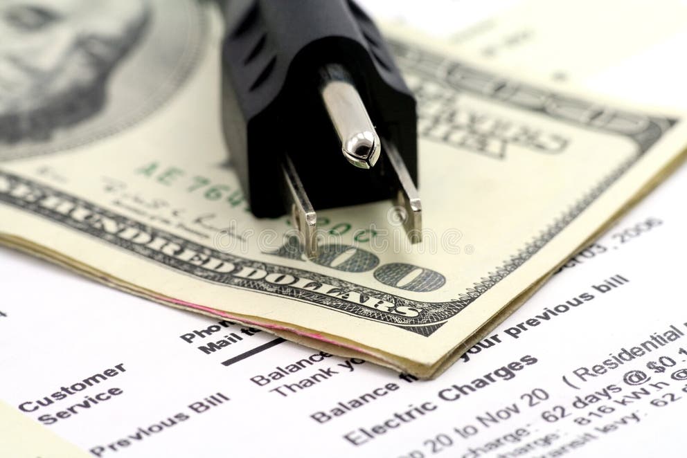 Concept of Expensive Energy Bill Stock Photo - Image of bill, money ...