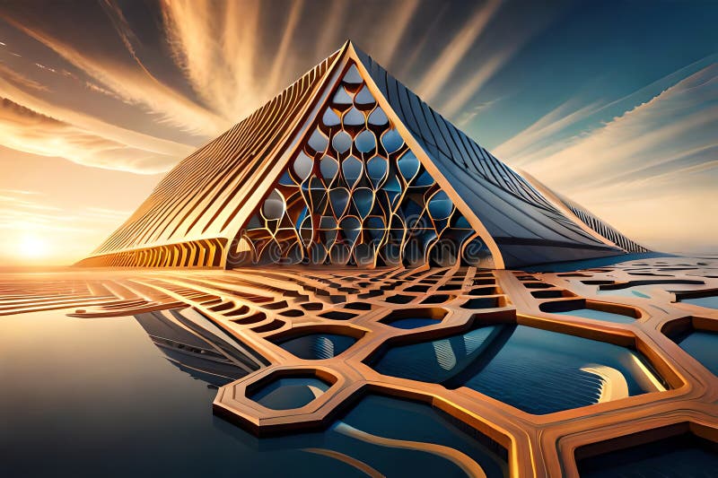 Exploring the World of Geometric Shapes: an Intricate Illustration for ...