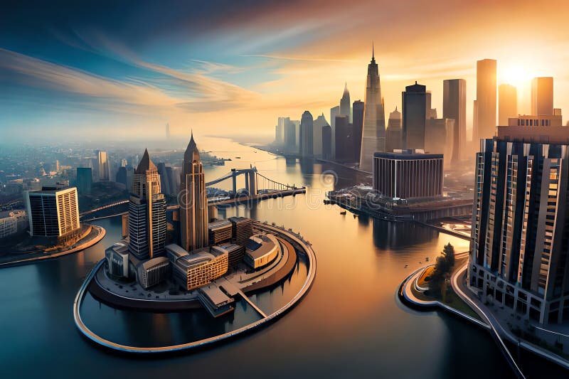 Exploring the World of Geometric Shapes: an Intricate Illustration for ...