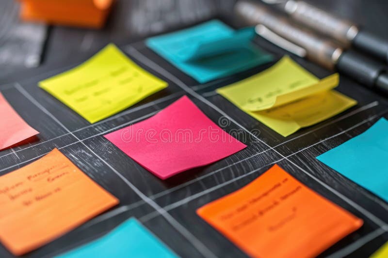 Concept that Expresses Checklist Using Post it. Ai Generated Stock ...