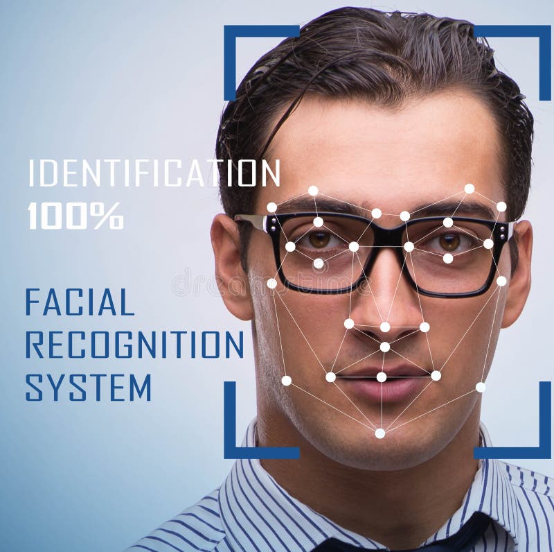 Concept of Face Recognition Software and Hardware Stock Photo - Image ...