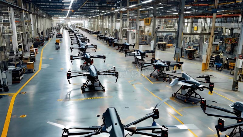 Concept of a Factory for Assembly of Multicopter Type Aerial Drones ...