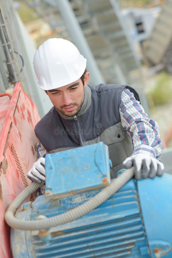 Concept Factory Maintenance Work Stock Photo - Image of repair, expert ...