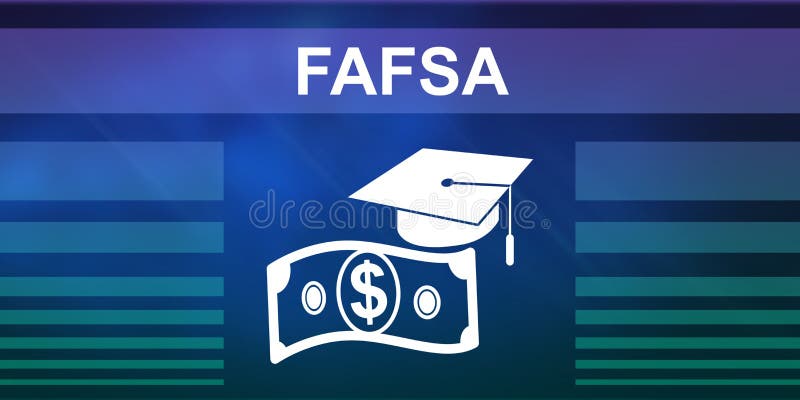 Concept of fafsa stock illustration. Illustration of student - 252793460