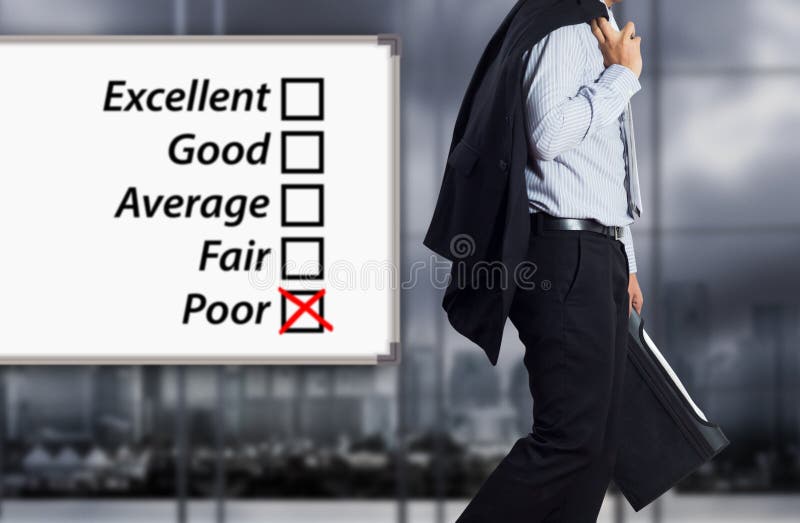 Concept of Failure with Businessman Stock Image - Image of depressed ...