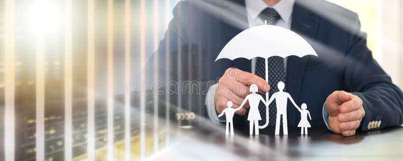 Concept of Family Coverage; Multiple Exposure Stock Image - Image of ...