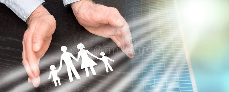 Concept of Family Coverage; Multiple Exposure Stock Image - Image of ...