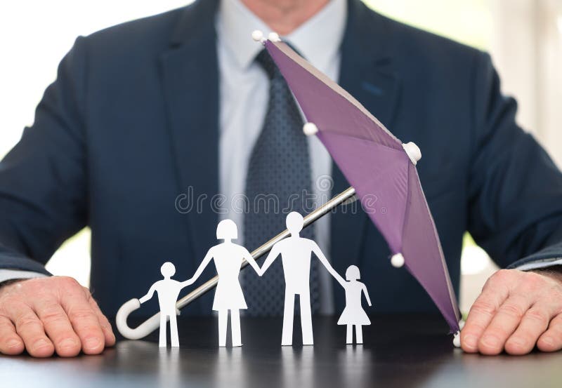 Concept of family coverage stock image. Image of protect - 117206405