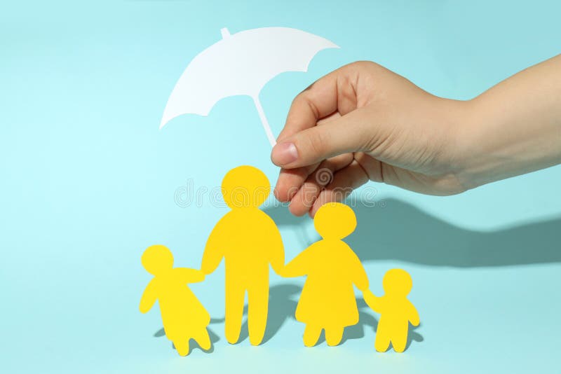 Concept of Family and Protection Family, Family Rights Stock Photo ...
