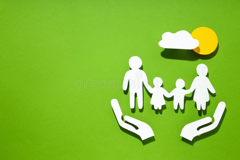 Concept of Family and Protection Family, Family Rights Stock Image ...
