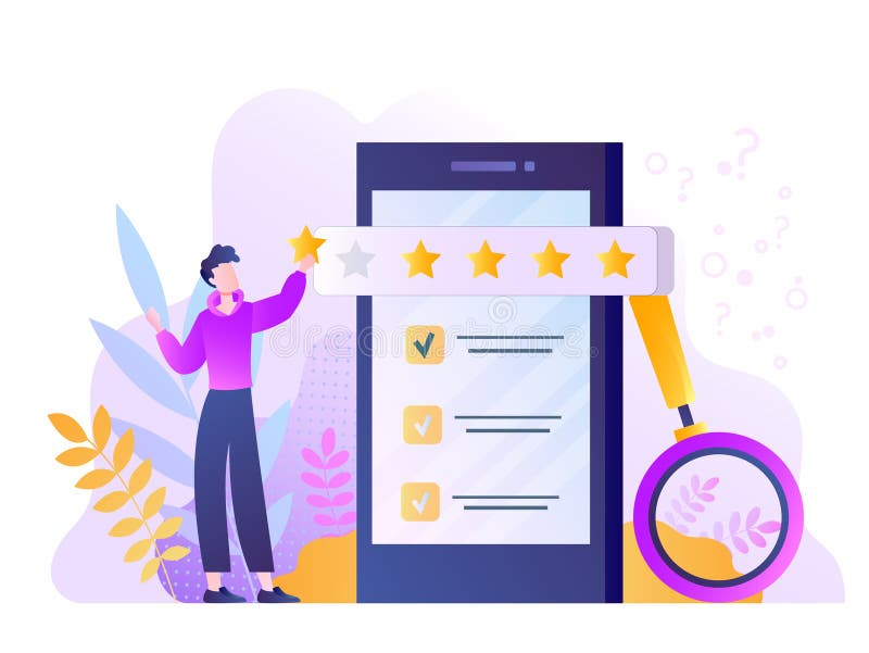 Concept of feedback stock illustration. Illustration of checklist ...