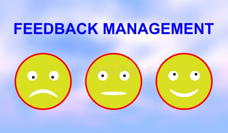 Concept of Feedback Management Stock Illustration - Illustration of ...
