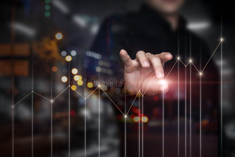 Concept of Financial Profit Growth during Trading Stock Photo - Image ...