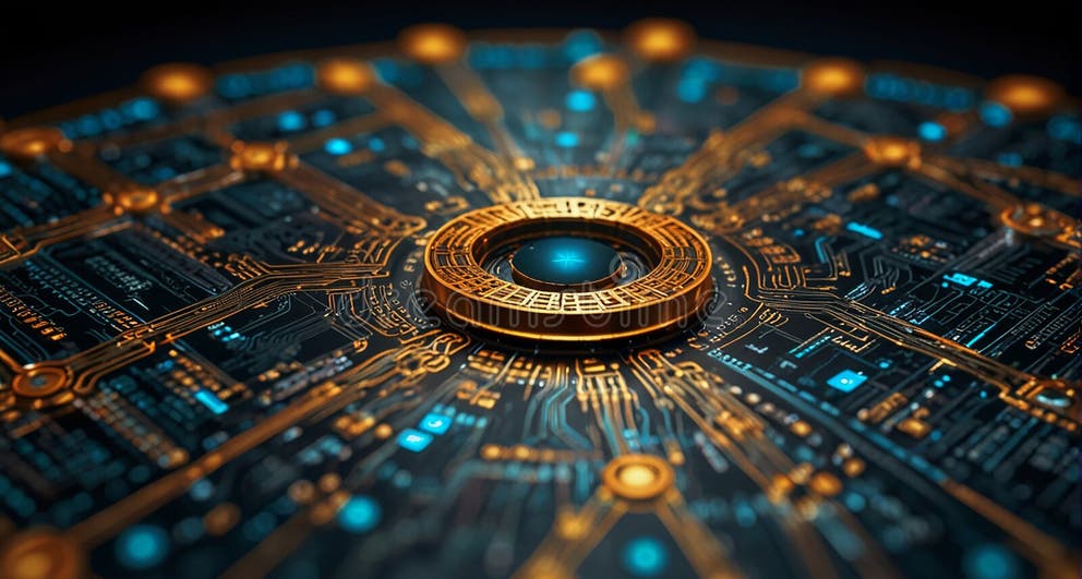 Concept of Fingerprint-based Biometric Security Acces Stock Image ...