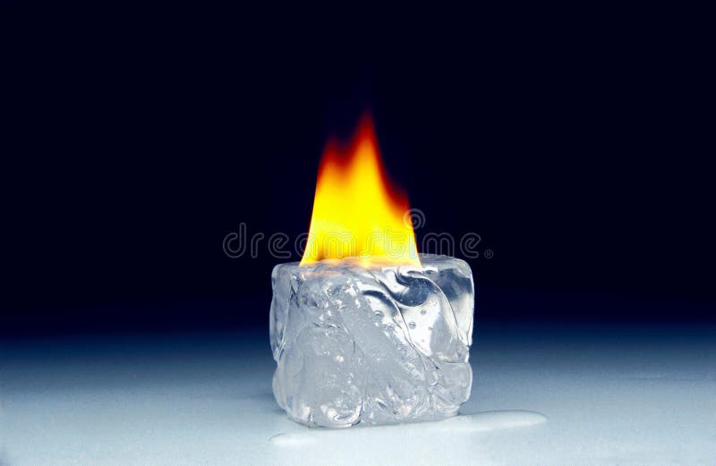 Concept, fire and ice stock image. Image of concept - 348651241